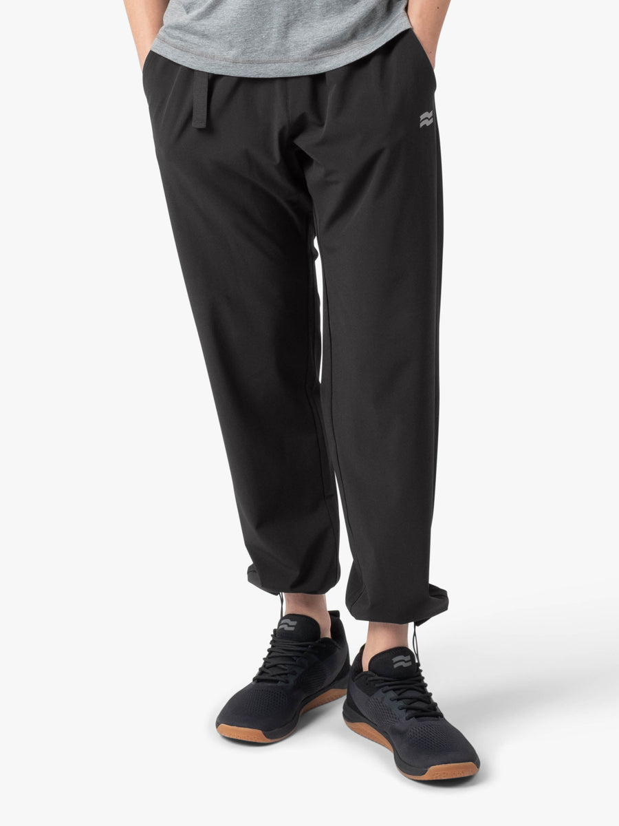 Field TrackPant | Unisex lightweight 4-way stretch black training pant ...